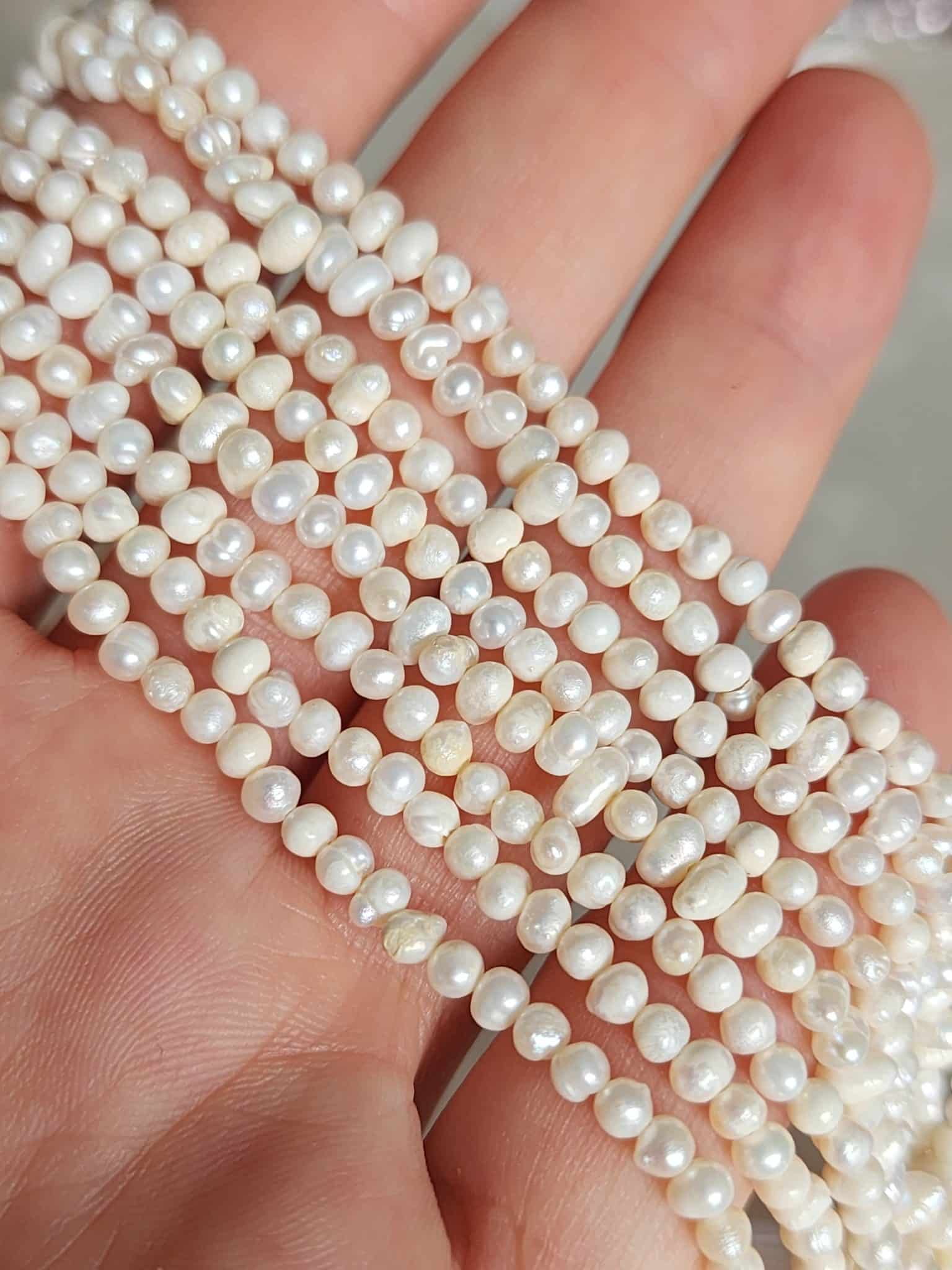3 MM Doğal Barok İnci - Eminönü Boncuk
