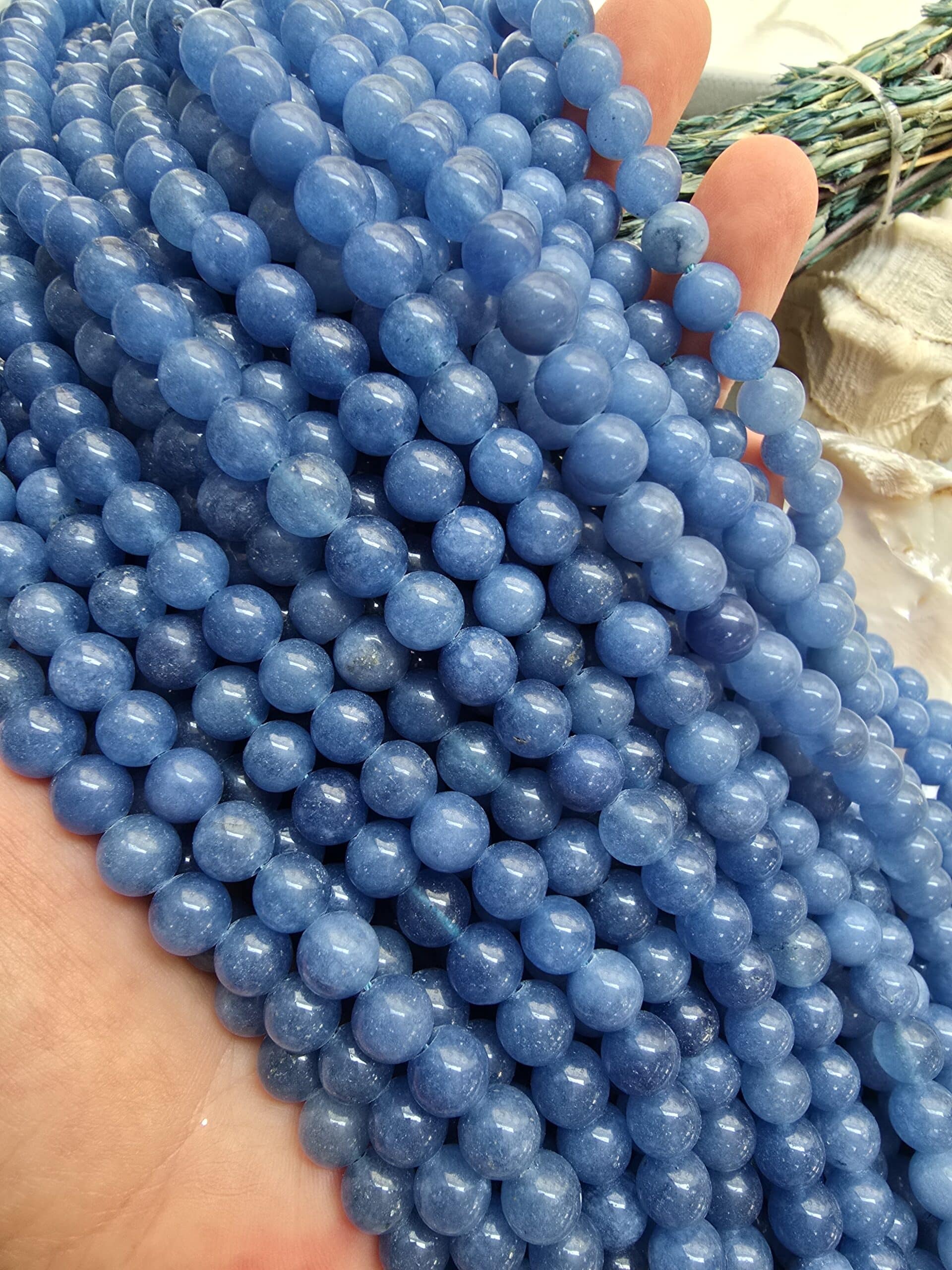 8 MM Küre Apatit Ceyt Kuvars Taşı - Eminönü Boncuk