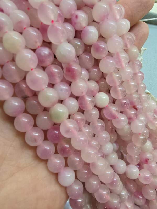 8 MM Küre Pembe Ceyt Kuvars Taşı - Eminönü Boncuk